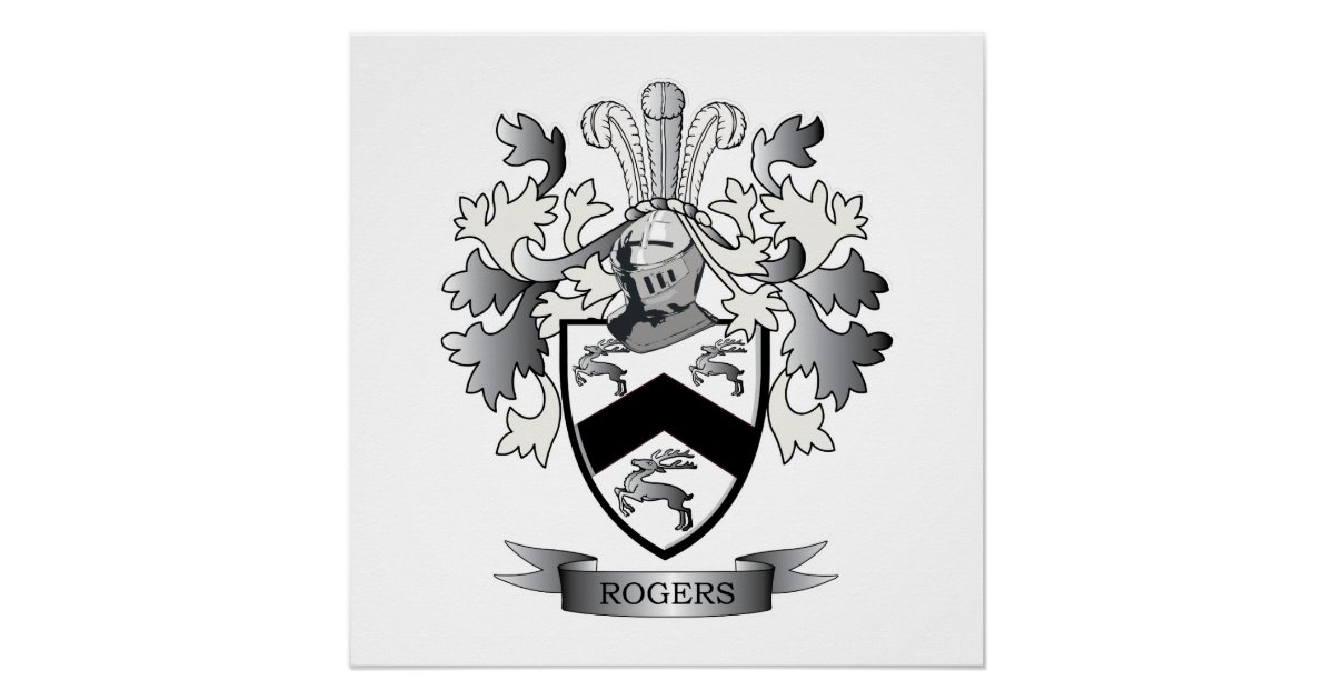 Rogers Coat of Arms Poster | Zazzle