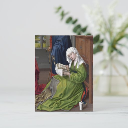 Rogier van der Weyden The Magdalen Reading Postcard | Zazzle