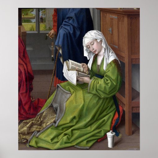 Rogier van der Weyden The Magdalen Reading Poster | Zazzle
