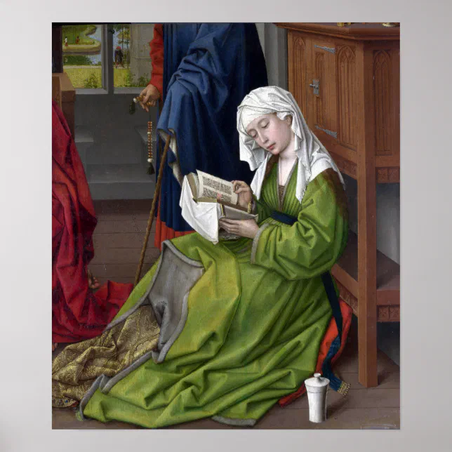 Rogier van der Weyden The Magdalen Reading Poster | Zazzle