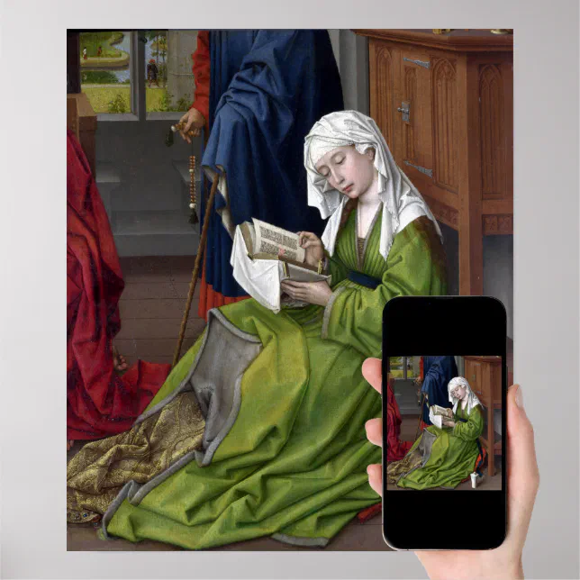 Rogier van der Weyden The Magdalen Reading Poster | Zazzle