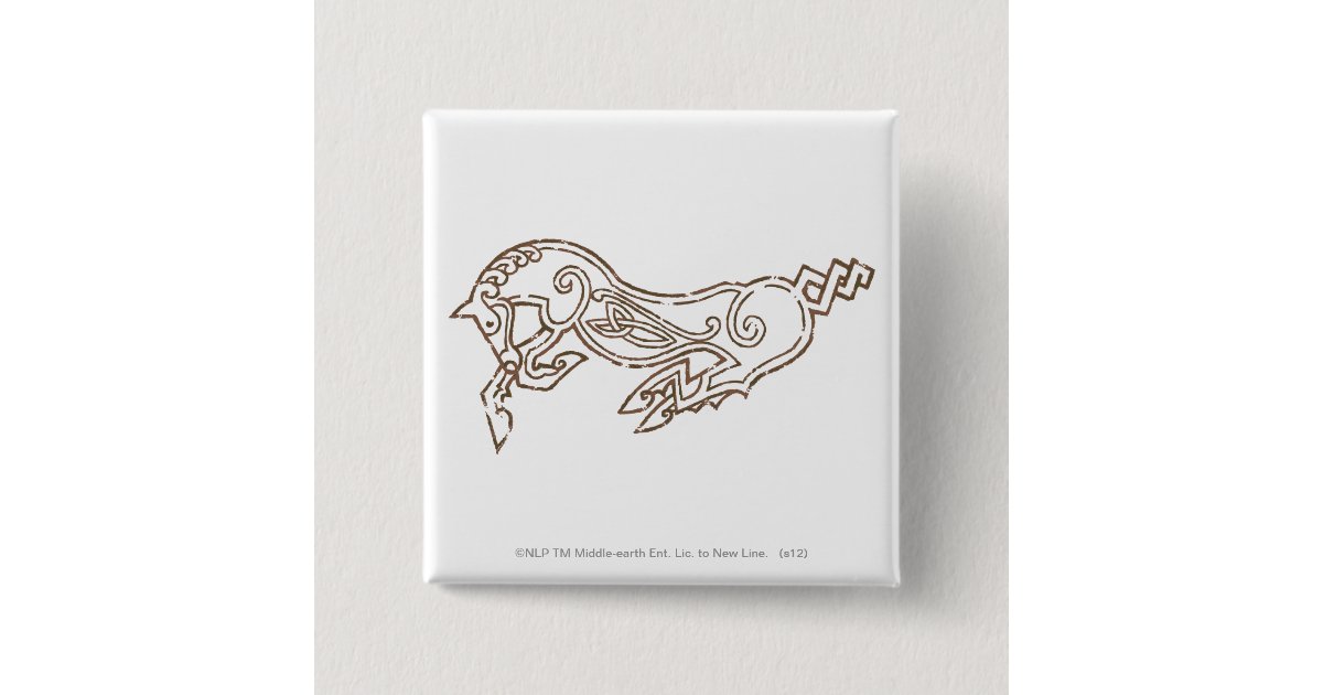 Rohan Symbol Pinback Button | Zazzle