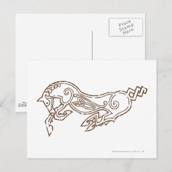 Rohan Symbol Postcard | Zazzle