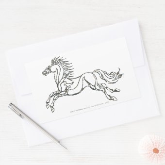 Rohan Symbol Rectangular Sticker | Zazzle