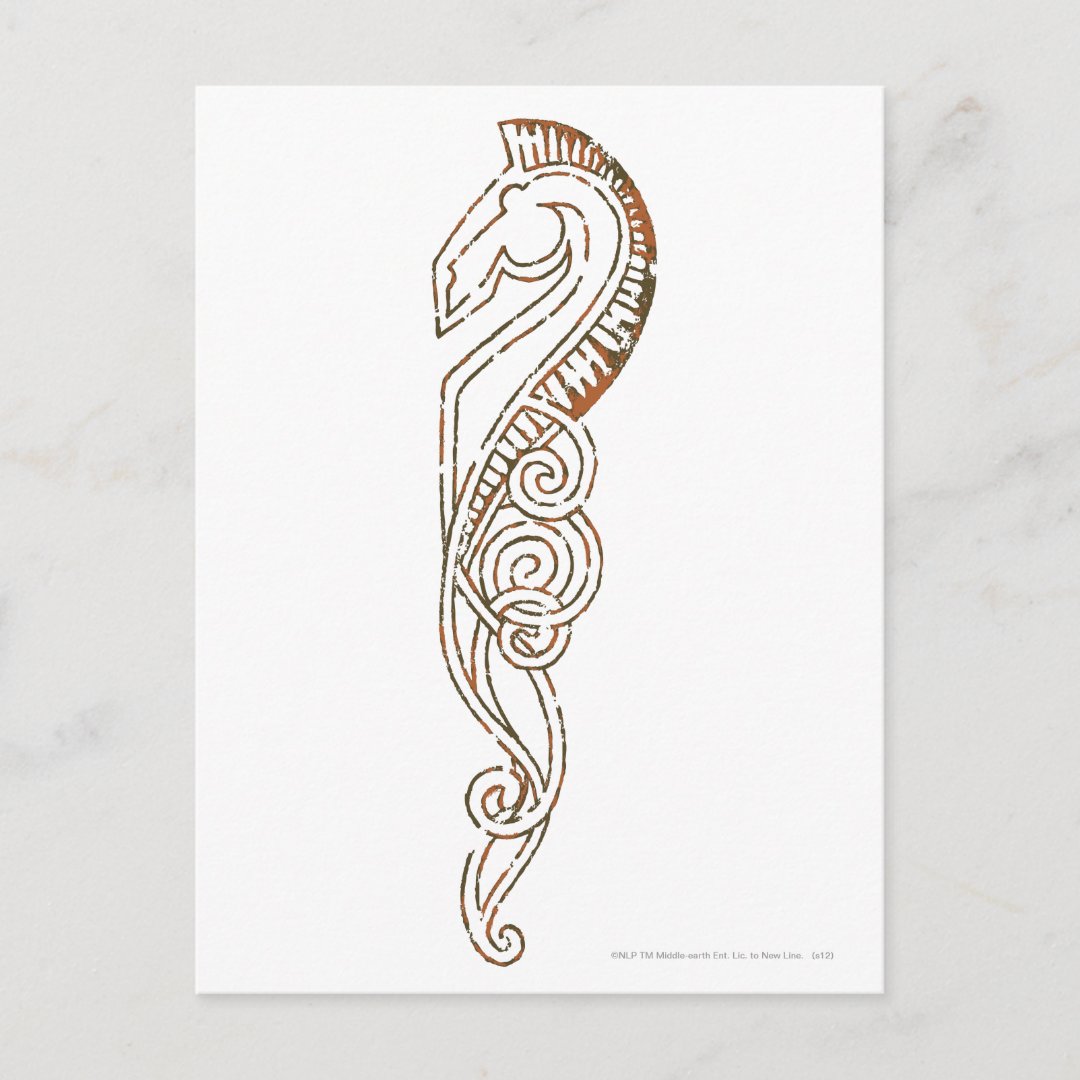 Rohirrim Flag Postcard | Zazzle