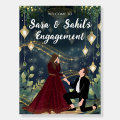 Roka welcome sign & Indian Engagement Sign | Zazzle