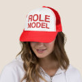 ROLE MODEL slogan hat | Zazzle