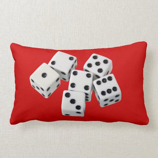 Roll the Dice Throw Pillow