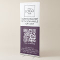 Roll Up Event Signage With QR Code Advertising Retractable Banner | Zazzle