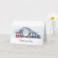Roller Coaster Card | Zazzle