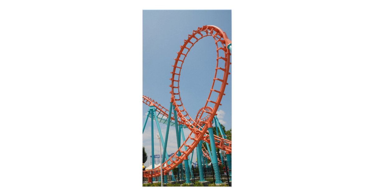 ROLLER COASTER CARD | Zazzle