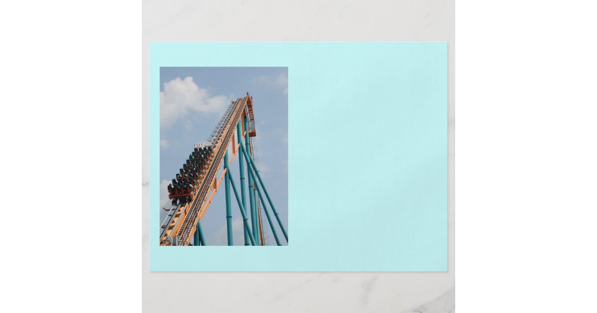Roller Coaster Flyer | Zazzle