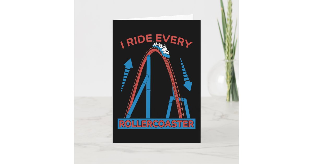 Roller Coaster Park Amusement Park Gift Card | Zazzle