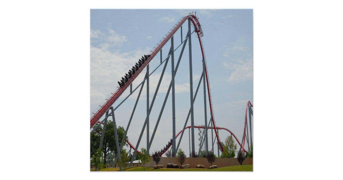 Roller Coaster Poster | Zazzle