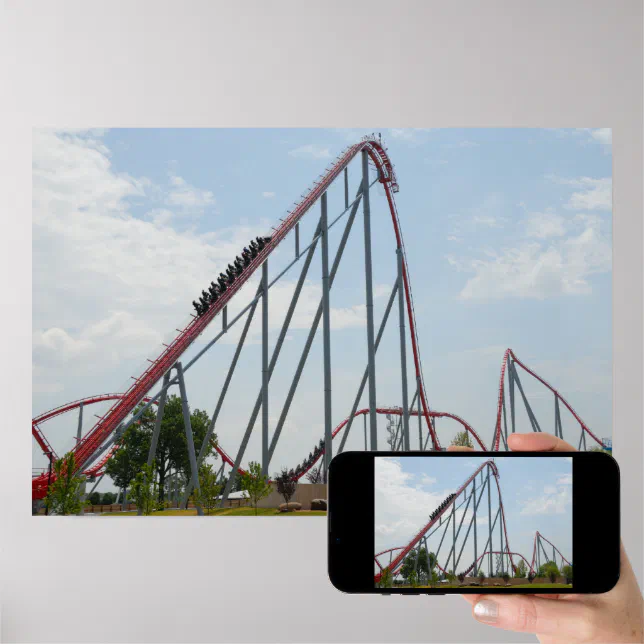 Roller Coaster Poster | Zazzle