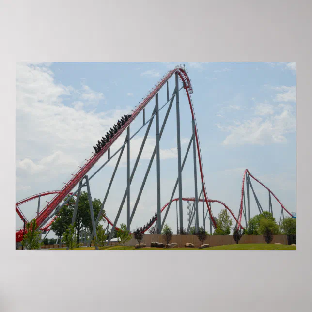 Roller Coaster Poster | Zazzle