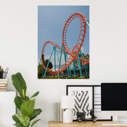 Roller Coaster Poster | Zazzle