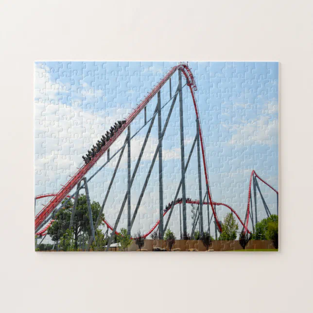 Roller Coaster Ride Jigsaw Puzzle | Zazzle