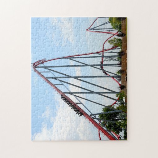 Roller Coaster Ride Jigsaw Puzzle | Zazzle