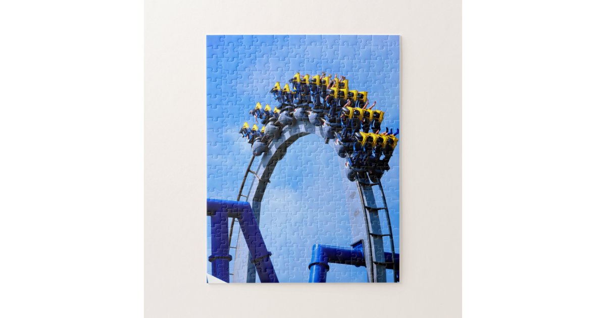 Roller Coaster Ride Jigsaw Puzzle | Zazzle
