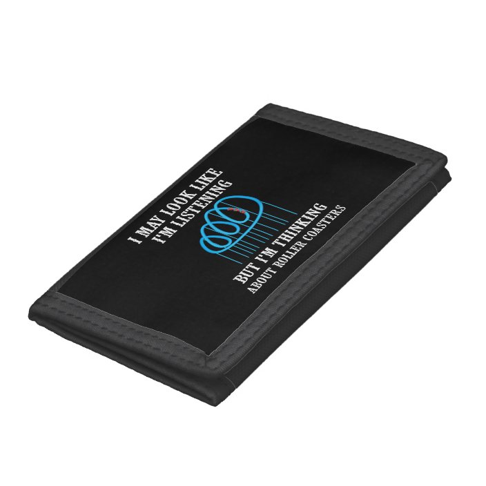 Roller Coaster Trifold Wallet | Zazzle.com