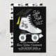 Roller Skate Graduation Party Invitation Black | Zazzle