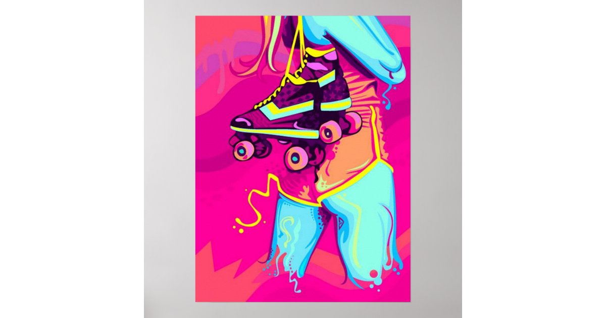 Roller Skate Poster | Zazzle