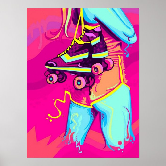 Roller Skate Poster | Zazzle.com
