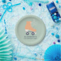 Roller Skating Girls Birthday Party Paper Plates | Zazzle