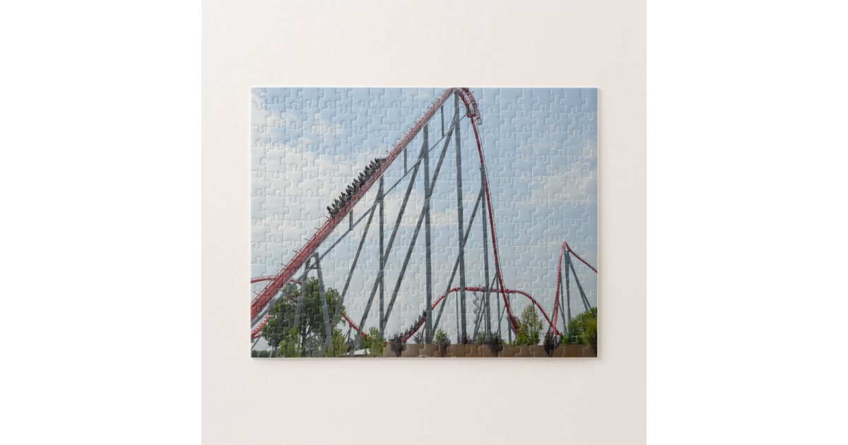 Rollercoaster Jigsaw Puzzle | Zazzle