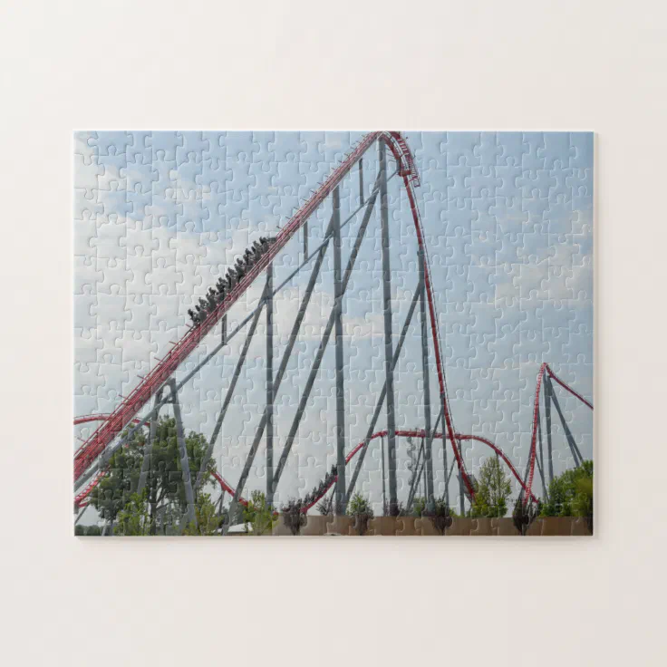 Rollercoaster Jigsaw Puzzle | Zazzle