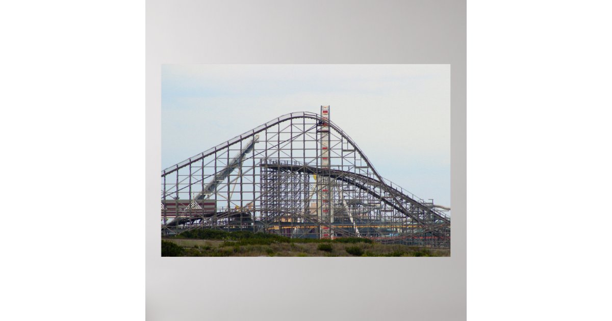 Rollercoaster Poster | Zazzle