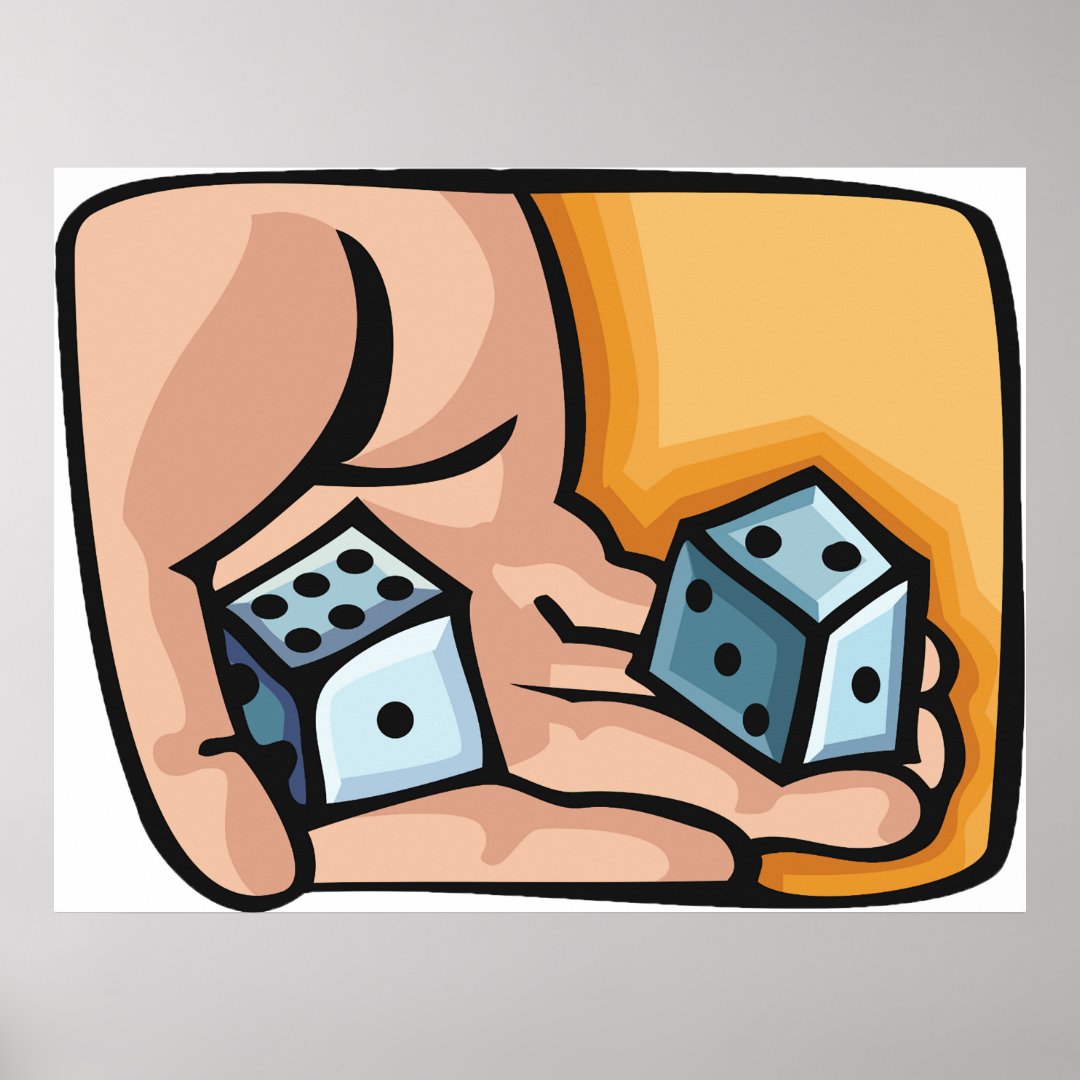 Rolling Dice Poster | Zazzle