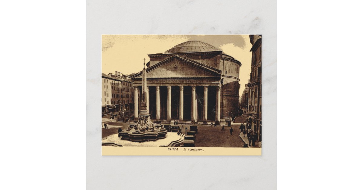 Roma, Pantheon Postcard | Zazzle