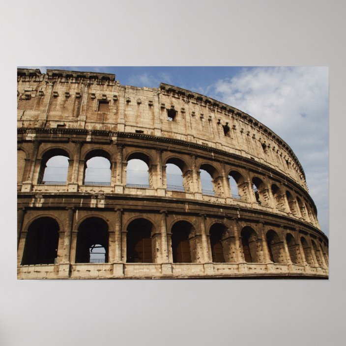 Roman Art. The Colosseum or Flavian Poster | Zazzle.com