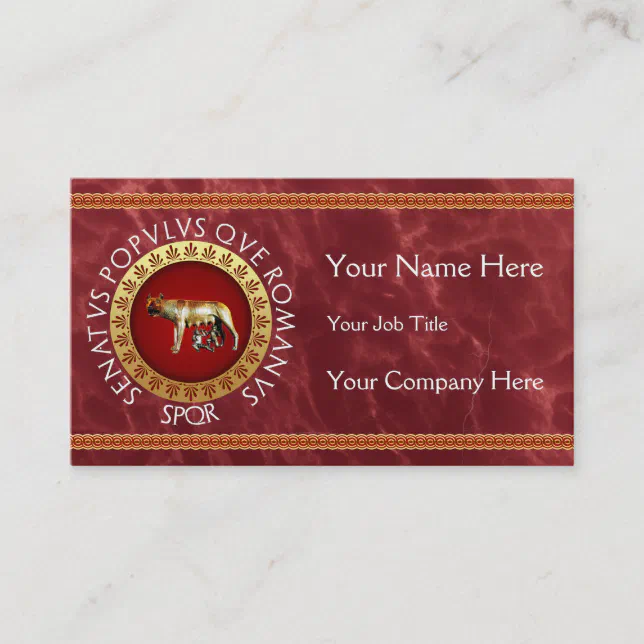 Roman Business Card | Zazzle