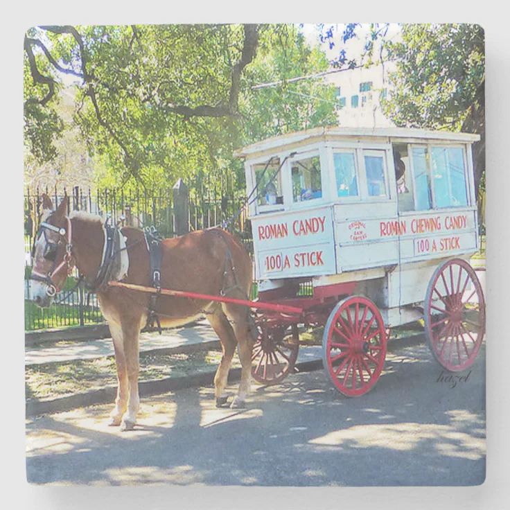 Roman Candy, Roman Candy Coaster, New Orleans, Stone Coaster | Zazzle
