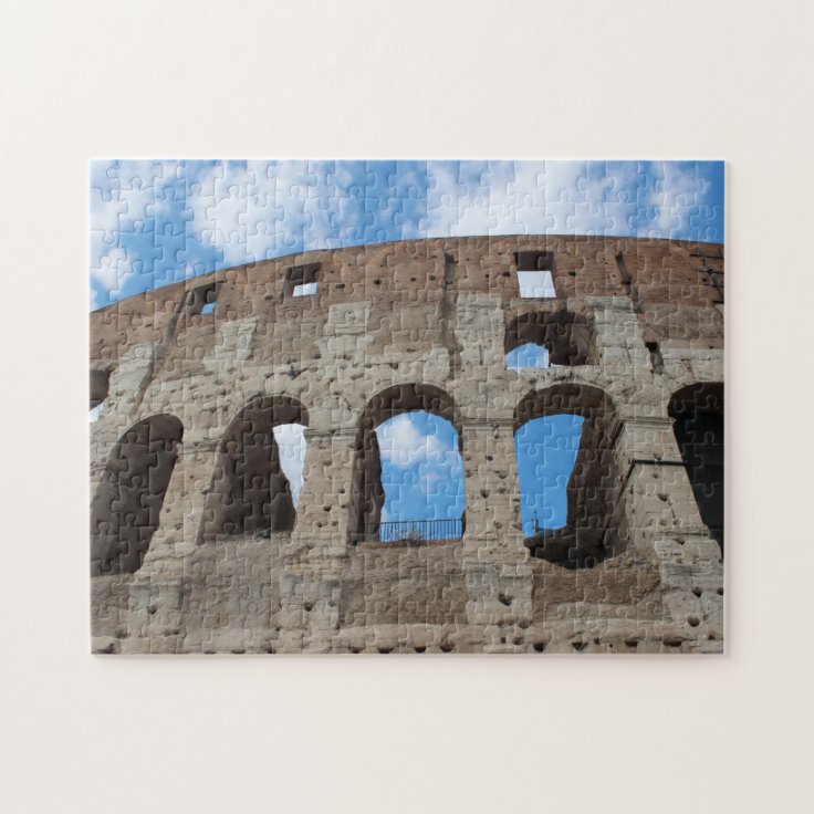 Roman Colosseum | Ancient Gladiator Stadium Photo Jigsaw Puzzle | Zazzle