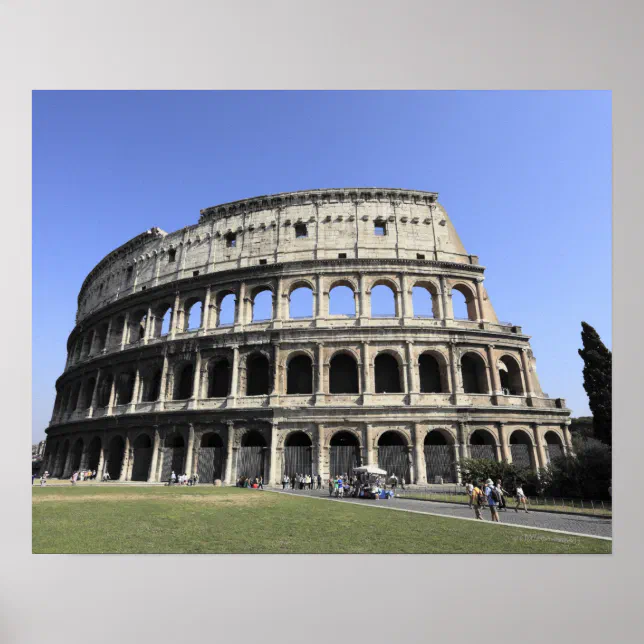 Roman Colosseum Lazio, Italy Poster | Zazzle