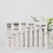 Roman Columns Types Architectural Drawing | Zazzle