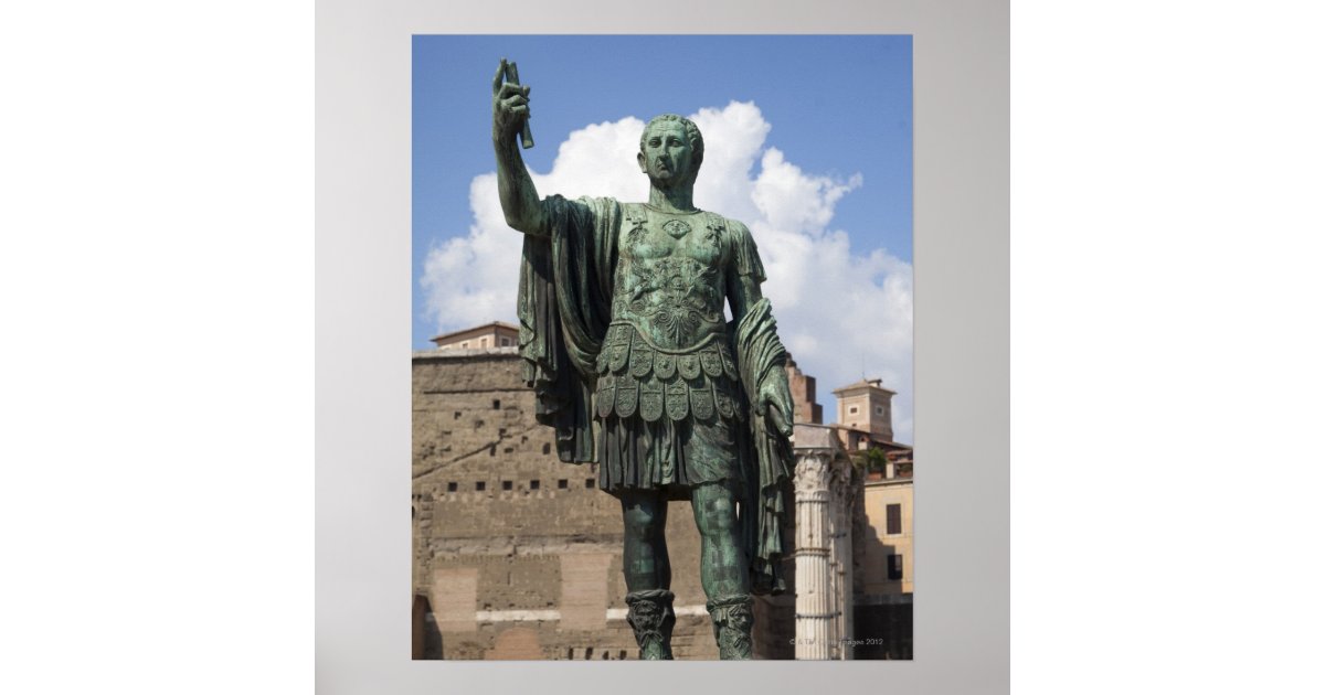 Roman Emperor statue Poster | Zazzle
