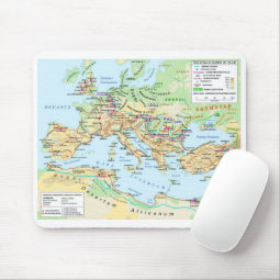Roman Empire Map Mousepad | Zazzle