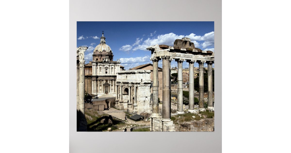 Roman Forum, Rome, Italy Poster | Zazzle