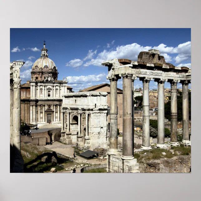 Roman Forum, Rome, Italy Poster | Zazzle