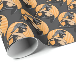 Roman Gladiator Wrapping Paper | Zazzle