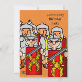 Roman Legion Birthday Party Invitation | Zazzle