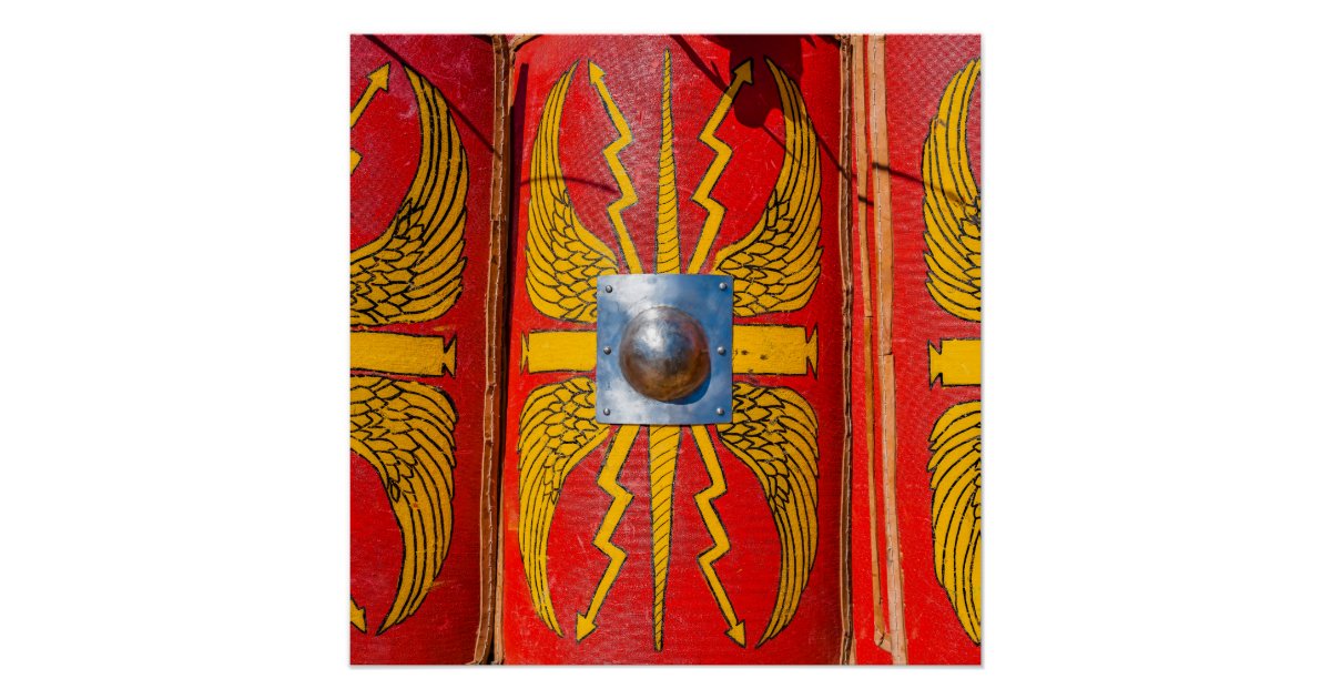 Roman Military Shield - Scutum Poster | Zazzle