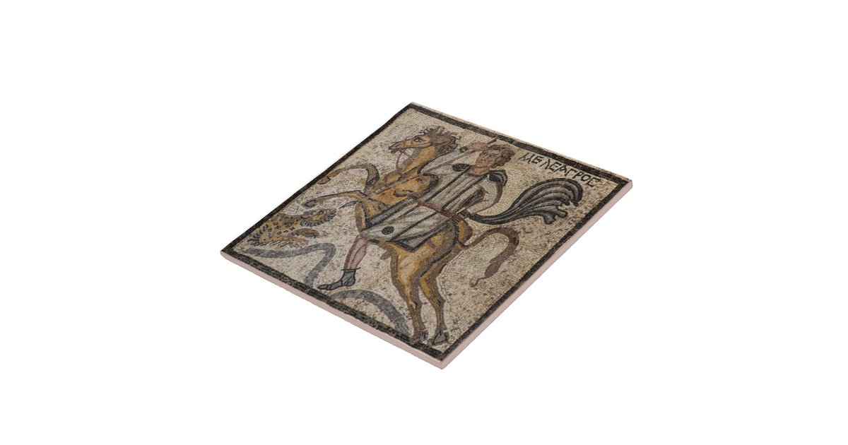 Roman Mosaic Ceramic Tile | Zazzle