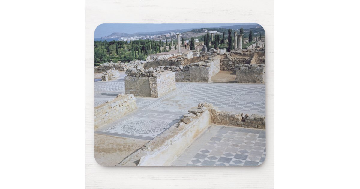 Roman ruins of the port of Emporion Mouse Pad | Zazzle