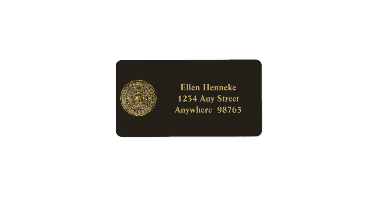 Roman Shield Label | Zazzle